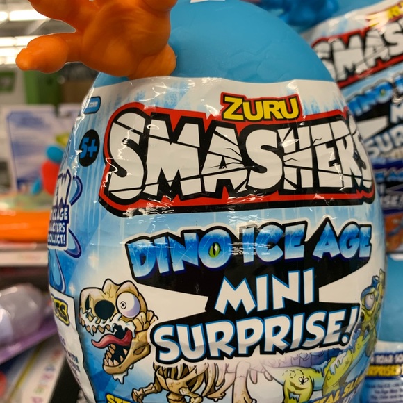 Zuru | Toys | Smashers Dino Ice Age Egg Blue Green Teal Orange Or ...